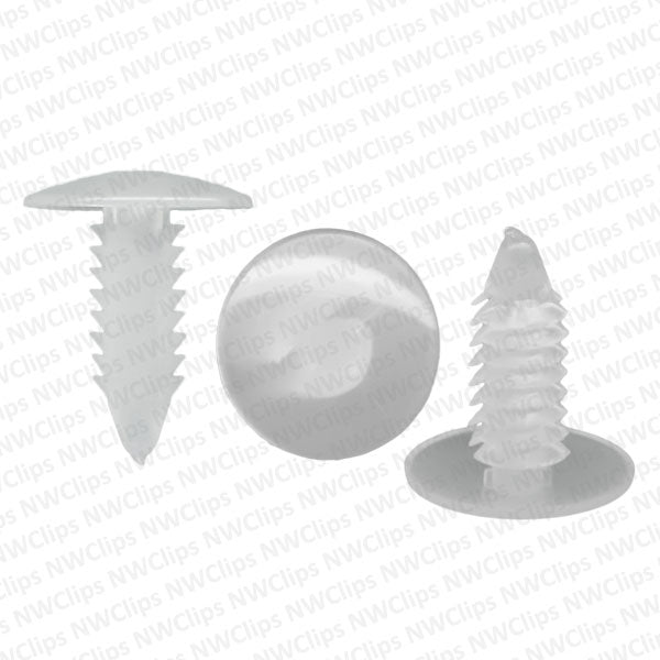 T04C - Chrysler, Ford & GM Universal Use Clear Nylon Tree Clips - Qty ...