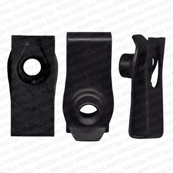 U1 - GM & Universal Black Extruded U-Nut Clips – NWCLIPS